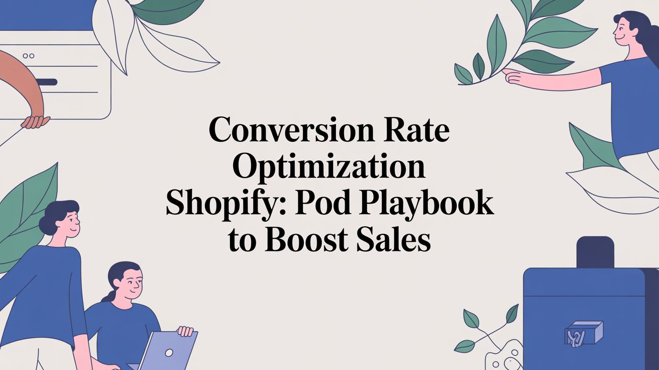 Conversion Rate Optimization Shopify: POD Playbook to Boost Sales