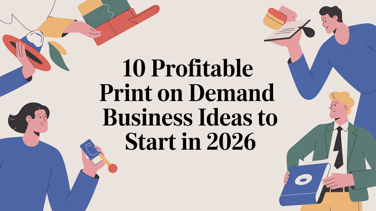10 Profitable Print On Demand Business Ideas to Start in 2026