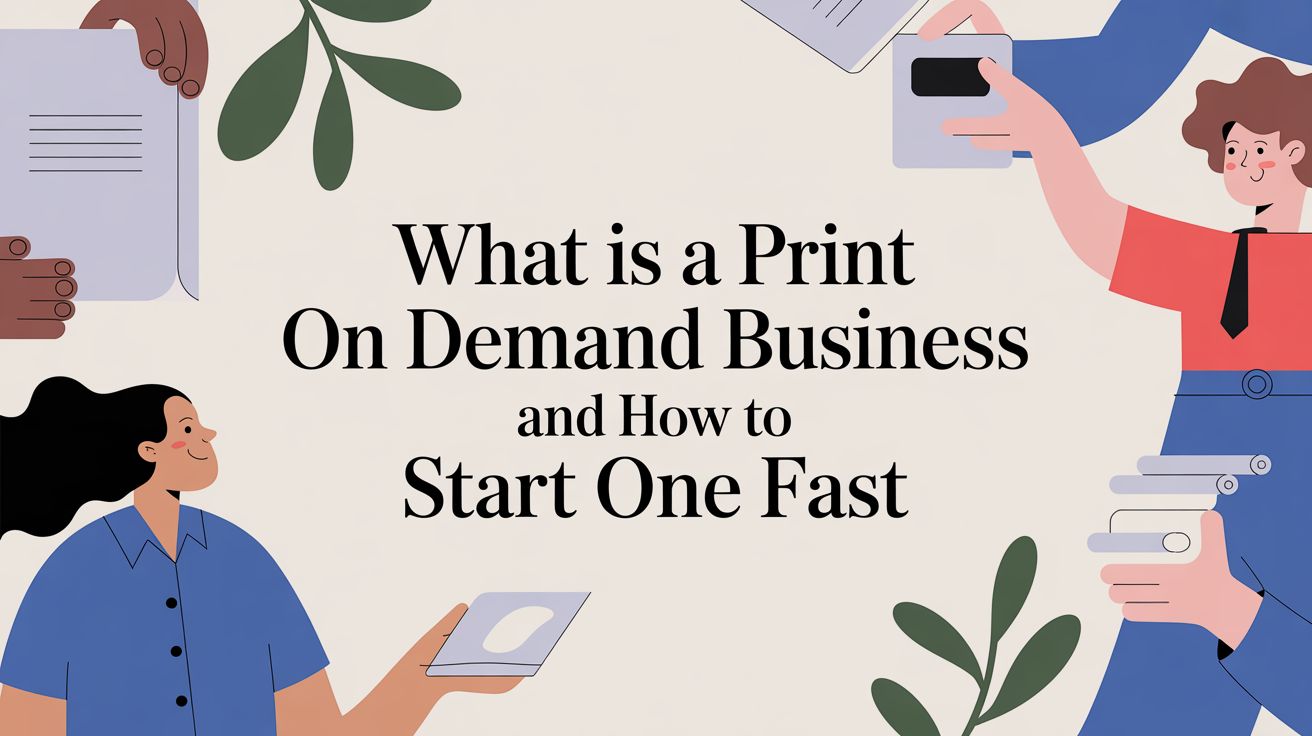 What Is a Print on Demand Business and How to Start One Fast