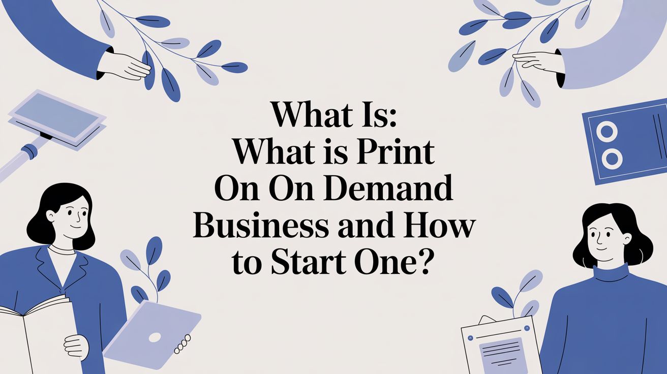 What Is: what is print on demand business and how to start one?