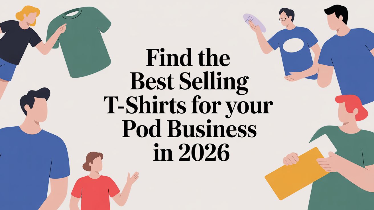 Find the Best Selling T Shirts for Your POD Business in 2026